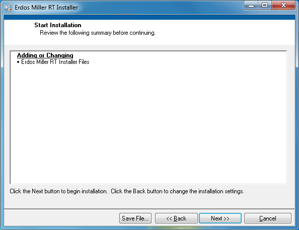 RT Installer: Installation Manual